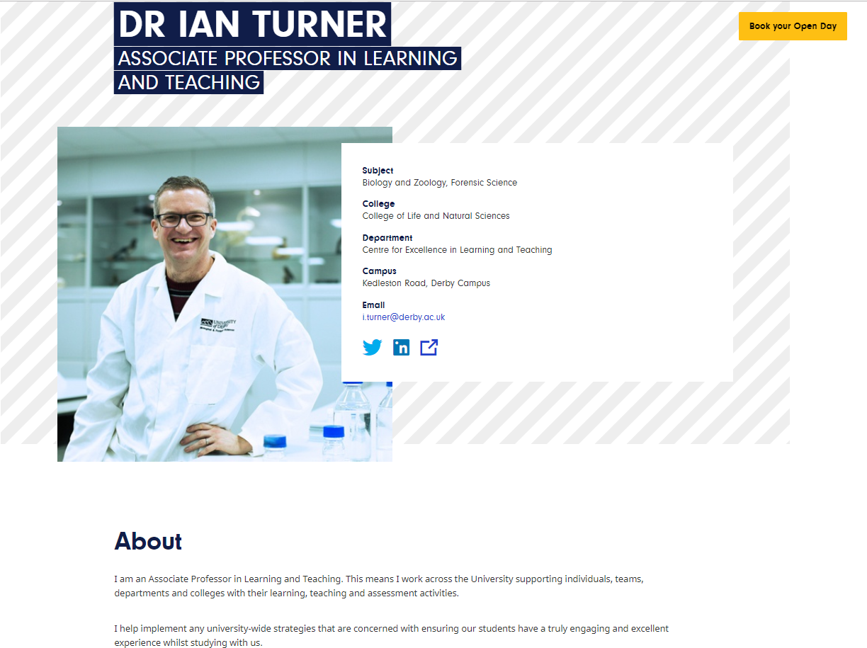 Staff profiles – who are they for and what do they do? – University of ...